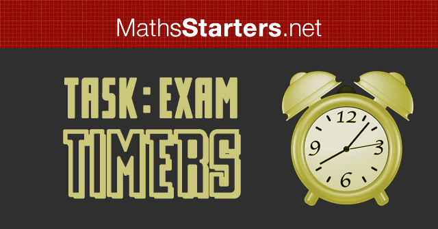 Timers for Teachers - MathsStarters